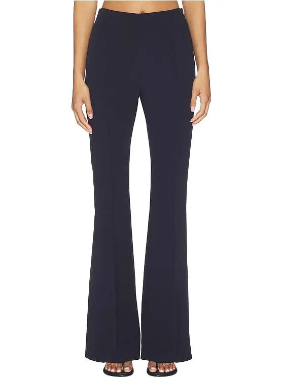 Smythe Pintuck Flare Pant - Navy Blue