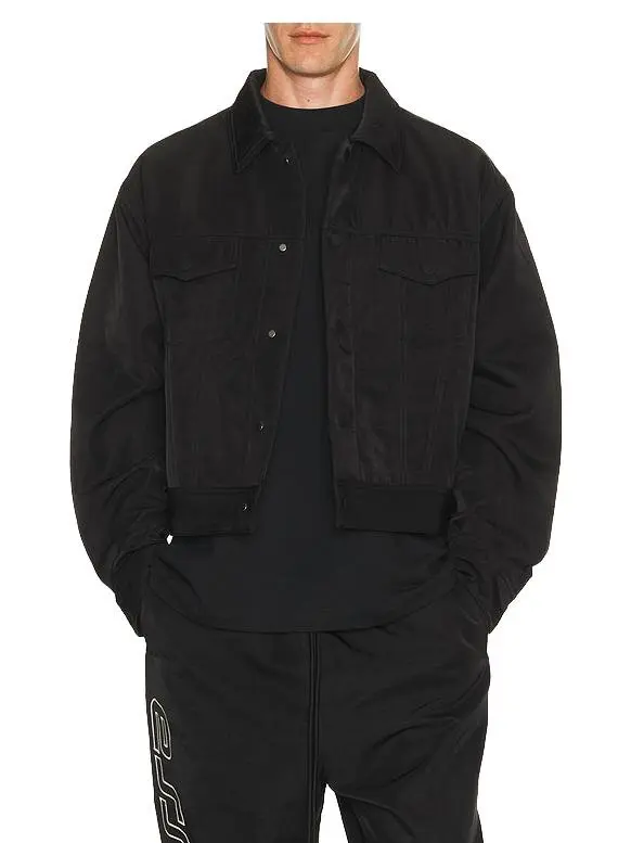 Fear Of God Trucker Jacket - Vintage Black