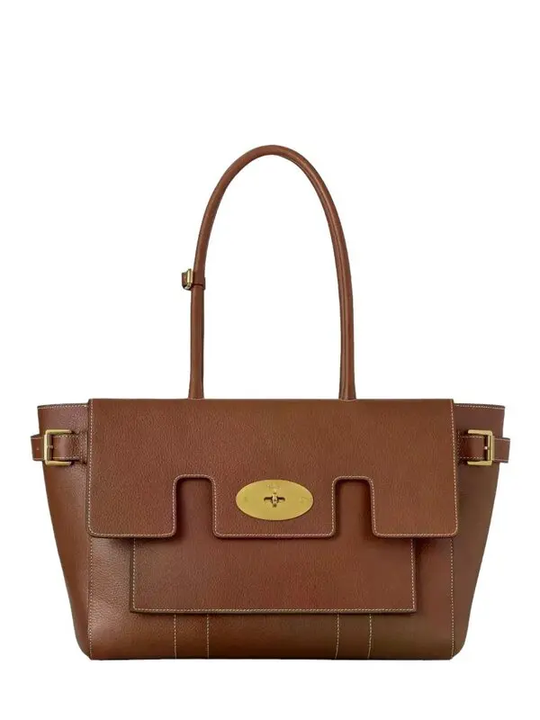 Mulberry Buckle Bayswater Shoulder Bag - Brown