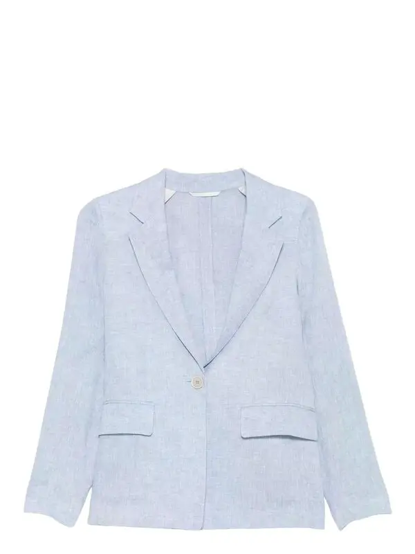 Peserico Single-breasted Blazer - Blue