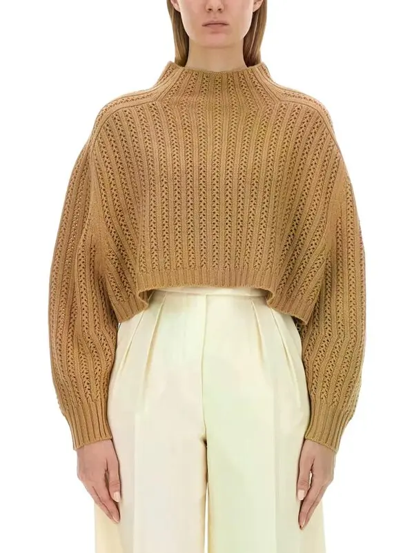 Max Mara Buttoned Sweater - Neutrals