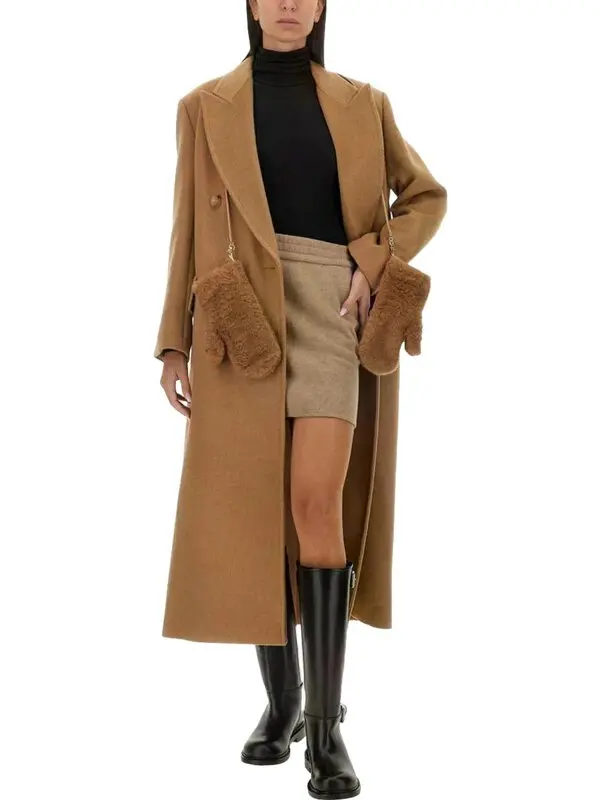 Max Mara Double-breasted Coat - Neutrals