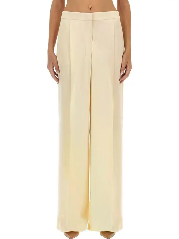 Max Mara Klaus Pleated Trousers - Yellow
