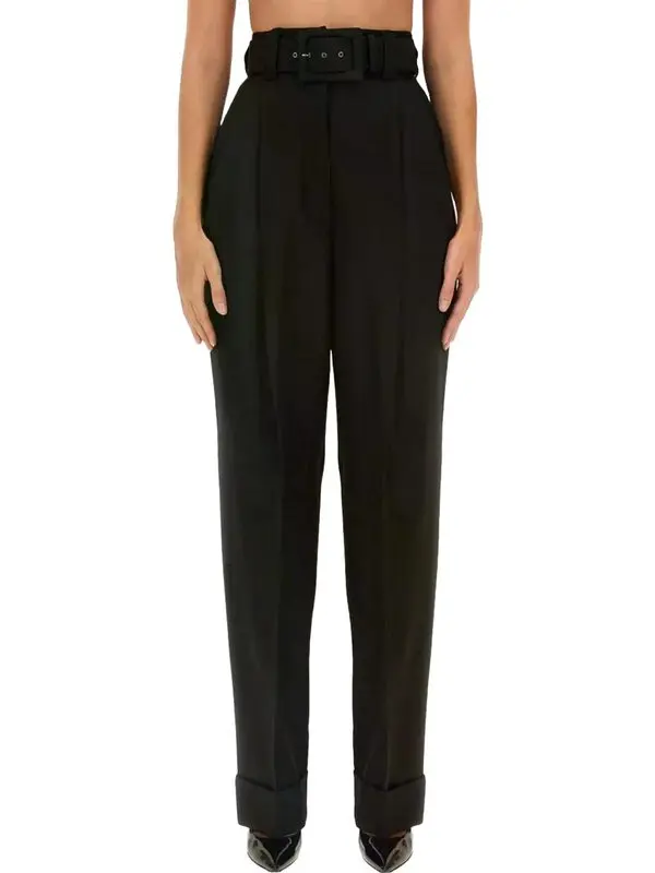 Max Mara Street Piano Trousers - Black