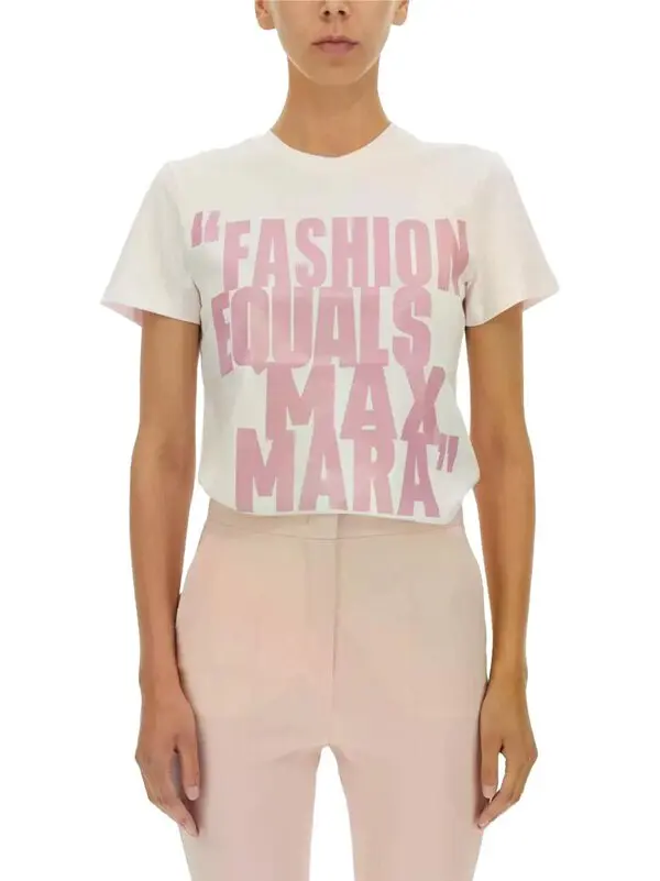 Max Mara Graphic-print T-shirt - White