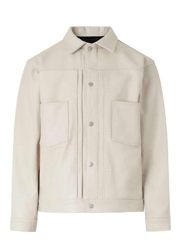 NEIGHBORHOOD Type-2 Leather Jacket - Cream