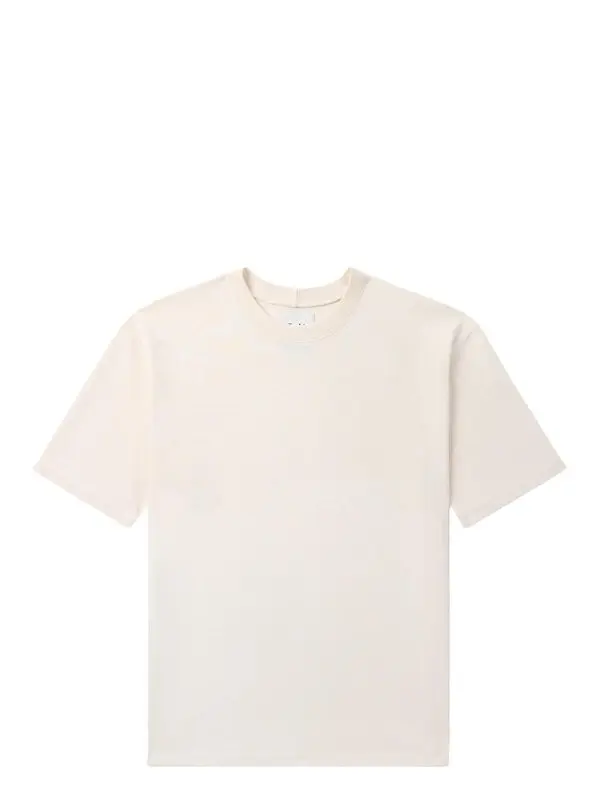 DRAKE'S Hiking Slim-fit Cotton-jersey T-shirt - Neutrals
