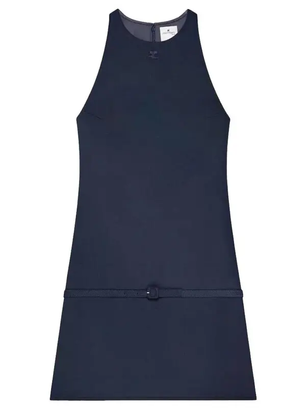 COURREGES A-line Mini Dress - Blue