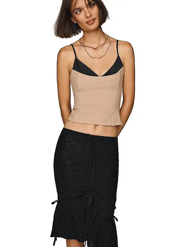 MUSE ASSEMBLY Violet Mini Skirt - Black