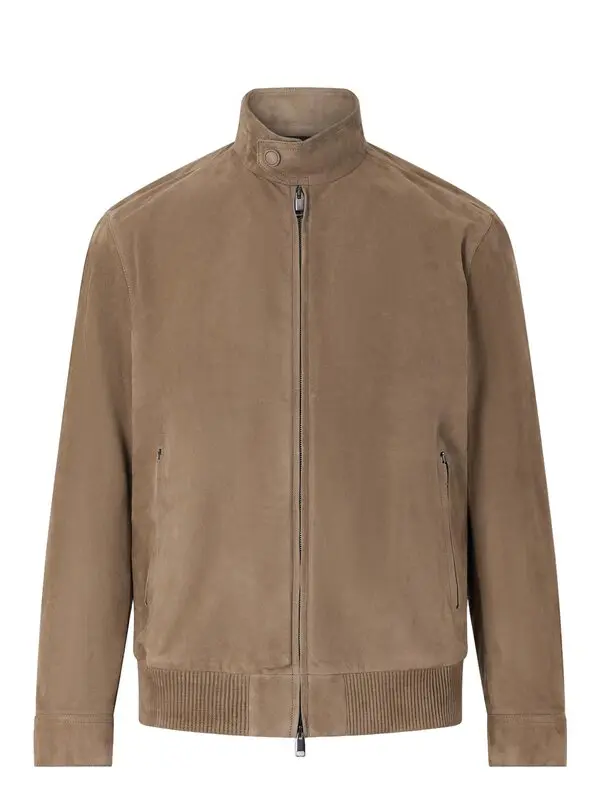Brioni Suede Jacket - Brown