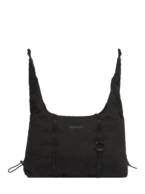 TOPOLOGIE Cloud Hobo Bag - Black Tech Sateen