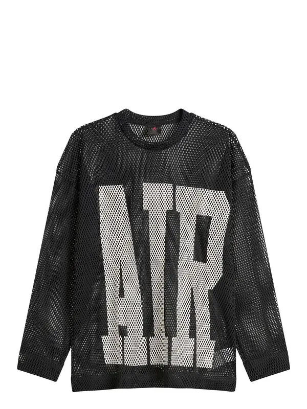 JORDAN X Union X Fragment Long Sleeve Jersey Top - Black/ivory