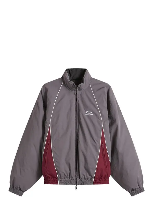 Balenciaga Reversible Nylon Padded Jacket - Smoky Purple