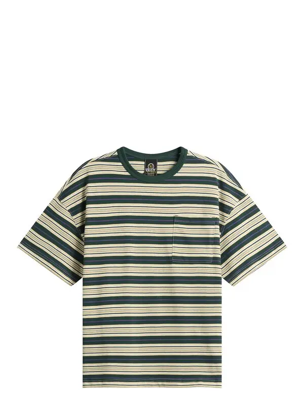 FRIZMWORKS Horizon Stripe T-shirt - Dark Green