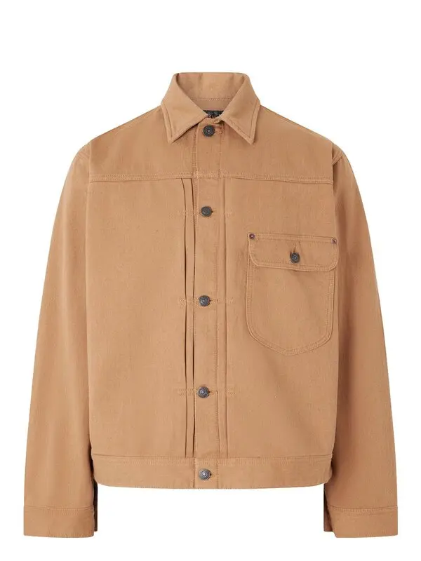BEAMS Cotton-piqué Digger Jacket - Brown