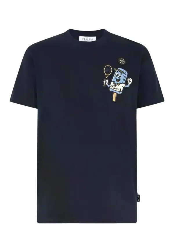 Philipp Plein Gelato Monsters Round-neck T-shirt - Blue