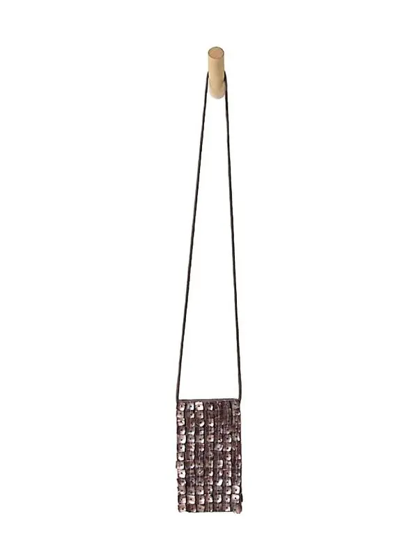 Free People Pearly Pouch - Clam Grey