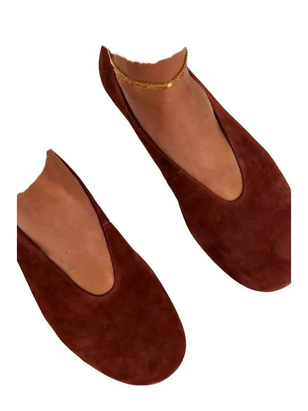 VAGABOND SHOEMAKERS Aleya Ballet Flats - Rust