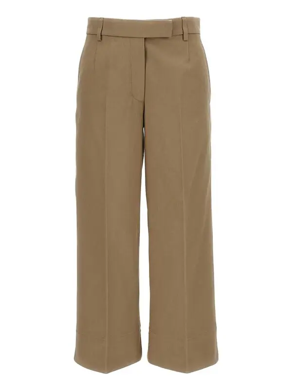 Thom Browne Cotton Gabardine Chino Trousers - Beige