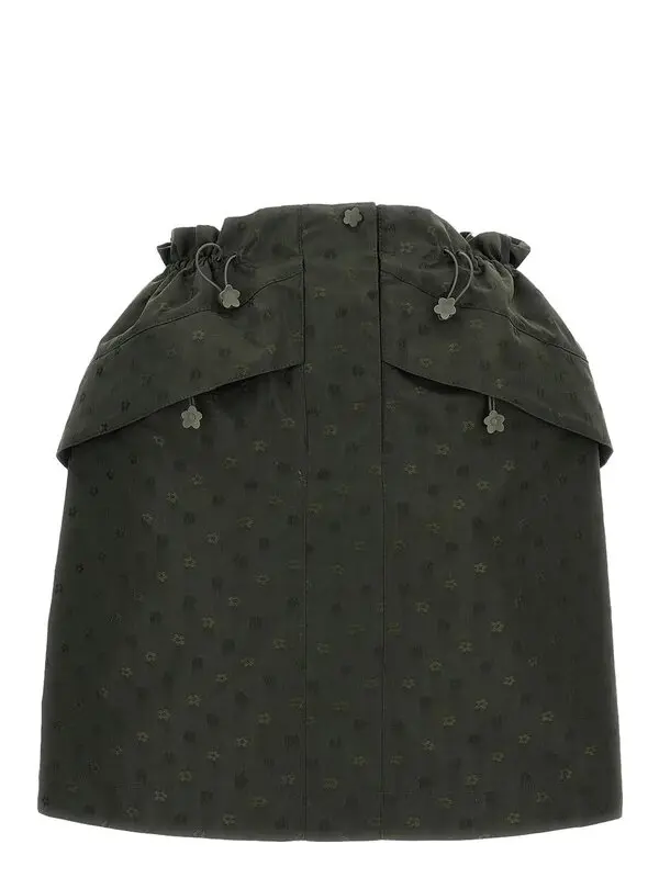 Cecilie Bahnsen Delina Iris Jacquard Skirt - Green