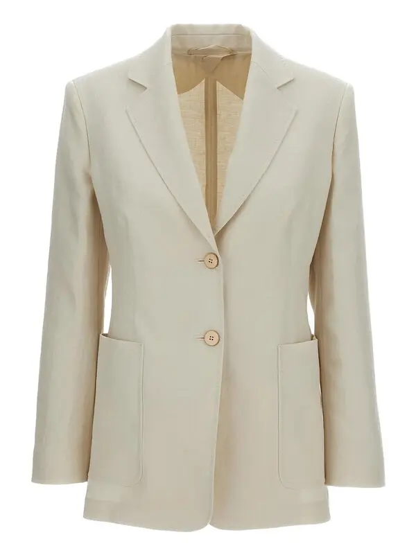 Max Mara Volonta Single-breasted Blazer - Beige