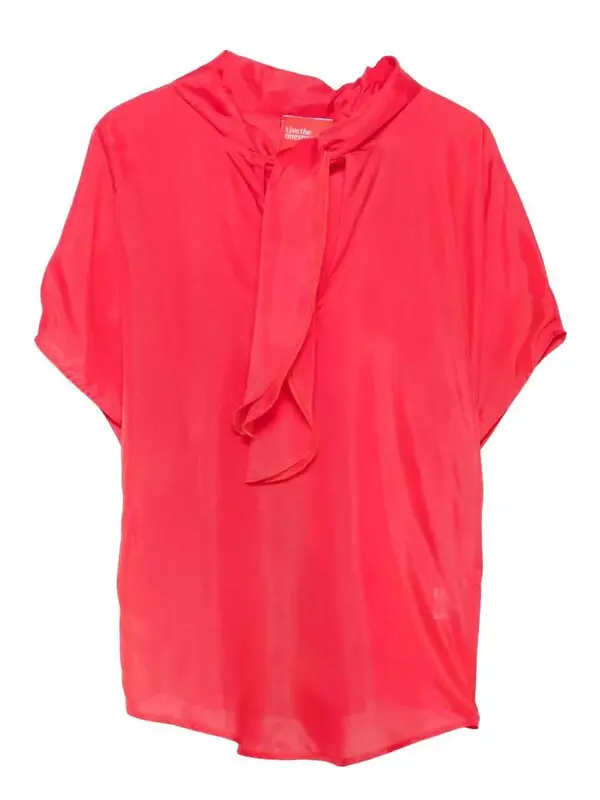 MERCI Tie-neck Top - Pink