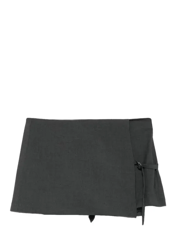 Paloma Wool Mini Archive Buckled Skirt - Grey