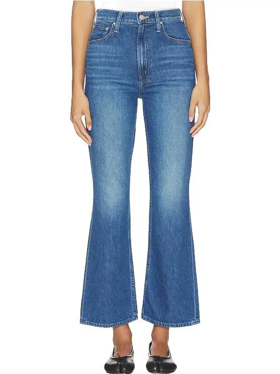 MOTHER The Scooter Ankle Jeans - Blue