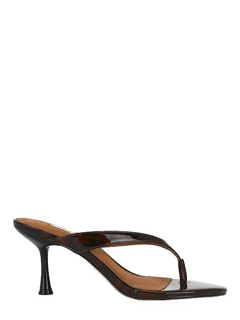 Steve Madden Faroh Heeled Thong Sandal - Brown