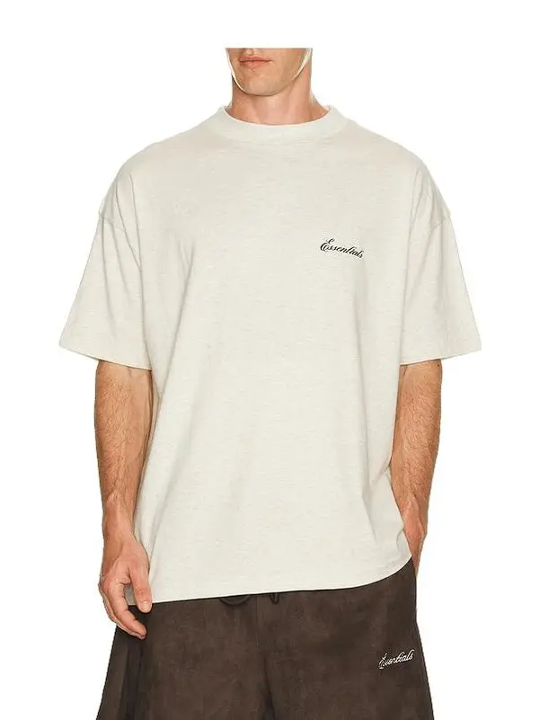 Fear Of God Classic Short Sleeve Tee In . Also - Grey