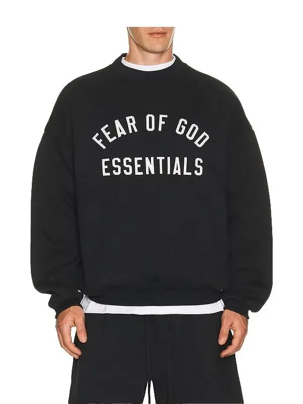 Fear Of God 90's Crewneck Sweatshirt - Black
