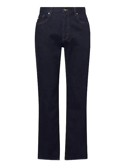 Emporio Armani Straight-leg Stretch-denim Jeans - Blue Denim