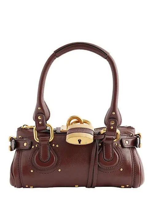 Chloé Paddington Small Leather Shoulder Bag - Crafty Brown