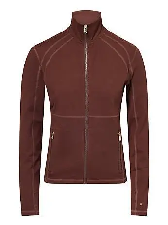 NOW YOU LIVE High-neck Stretch-jersey Jacket - Barley