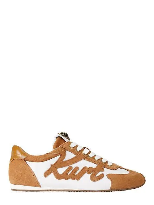 Kurt Geiger Kurt Islington Leather Trainers - Tan Comb