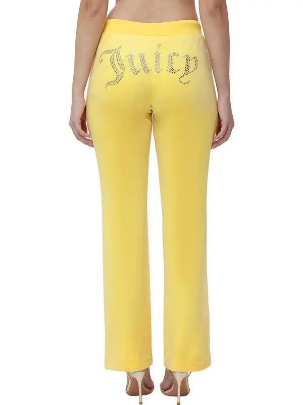 Juicy Couture Velour Track Pants - Buttercup