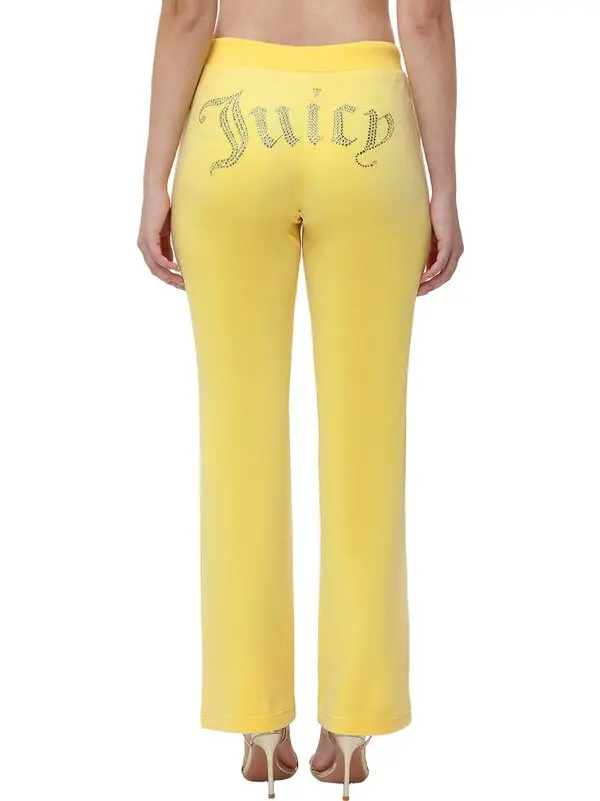 Juicy Couture Velour Track Pants - Buttercup