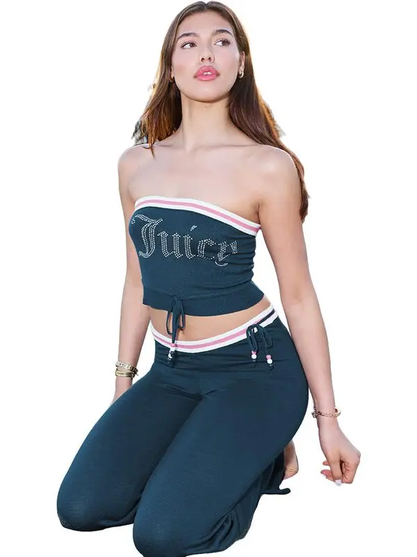 Juicy Couture Tube Top - Dark Blue Combo