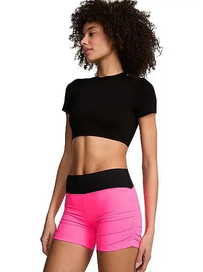 Pink Ruched Relay™ Shorts - Pink