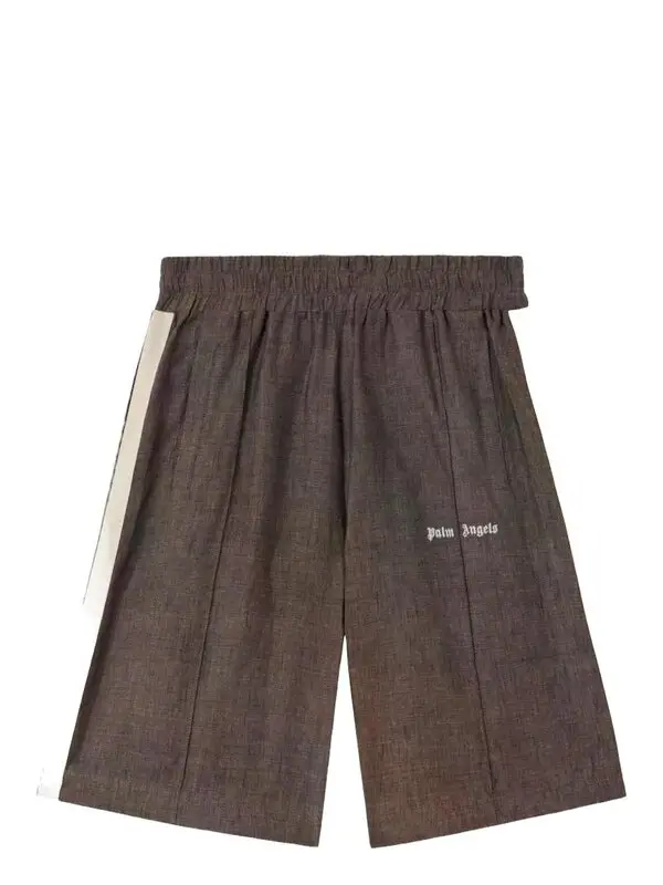 Palm Angels Classic Logo Track Shorts - Brown
