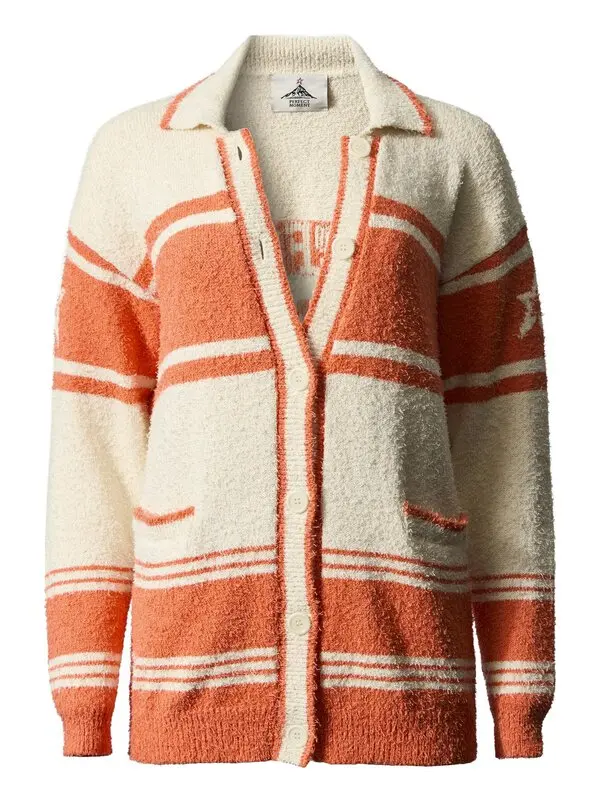 Perfect Moment Schild Cotton Knit Cardigan - Orange