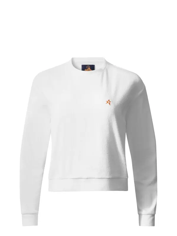 Perfect Moment Terry Cotton Sweatshirt - White