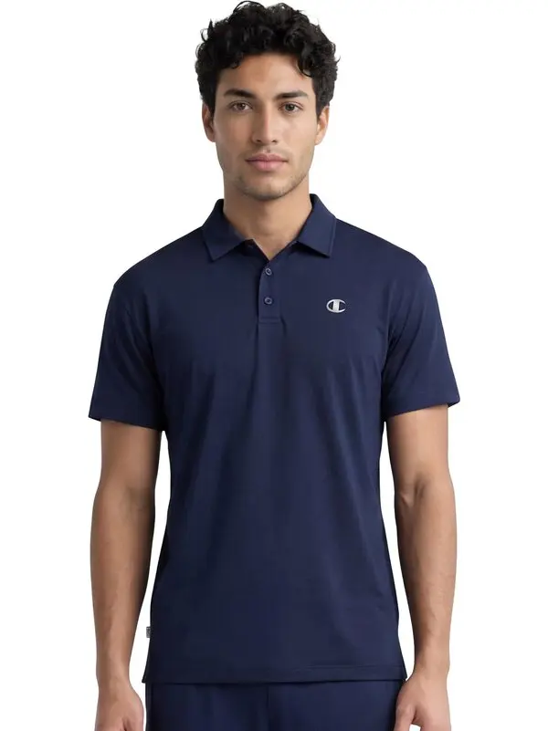 Champion Sport Polo, C Logo - Deep Navy