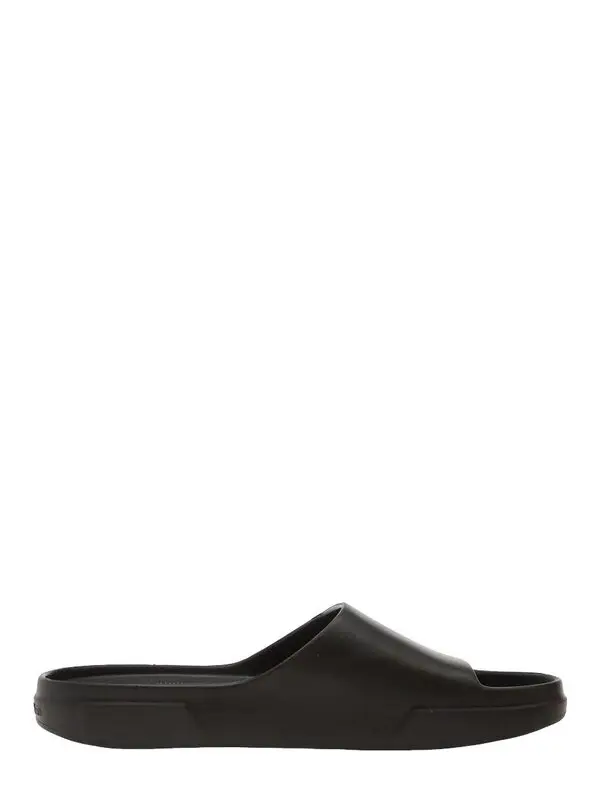 Calvin Klein Debossed-logo Slides - Black