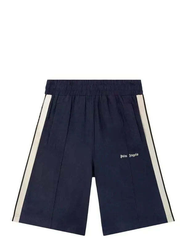 Palm Angels Logo Track Shorts - Blue