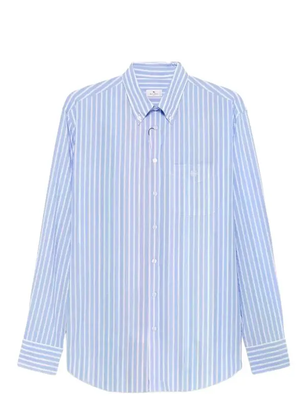 Etro Striped Button-down Shirt - Blue