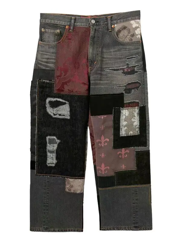 Junya Watanabe X Levi's Patchwork Jeans - Blue