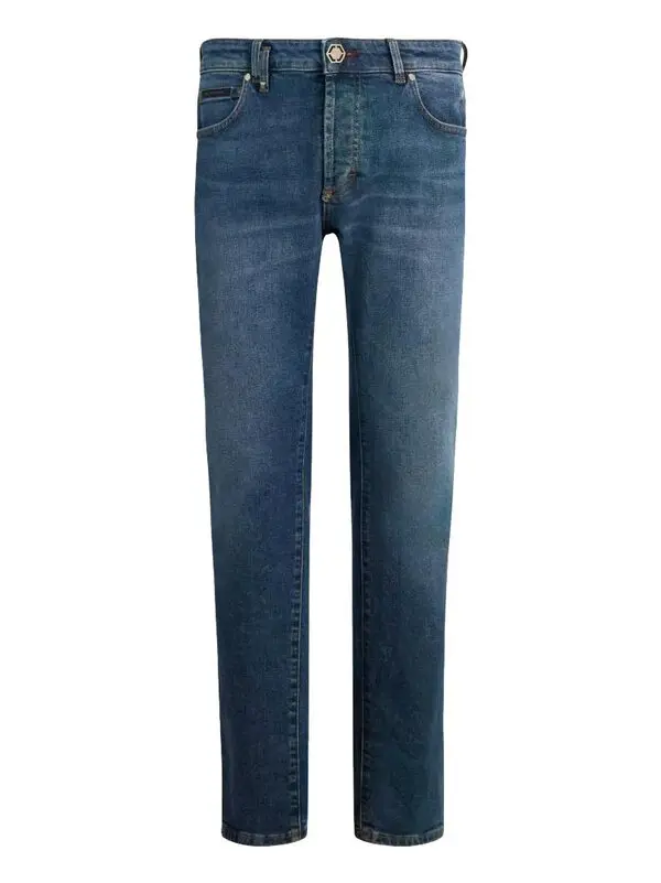 Philipp Plein Straight Leg Jeans - Blue