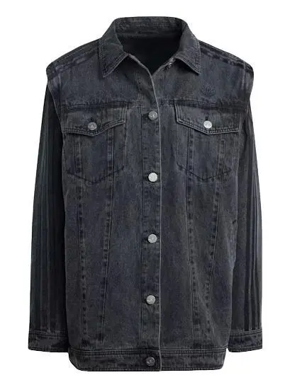 Adidas Adilenium Season 3 Two-in-one Denim Shirt Jacket - Black