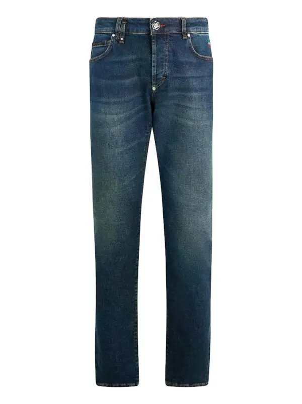 Philipp Plein Straight Leg Jeans - Blue